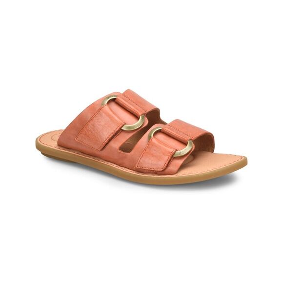 Born | Shoes | Nwt Born Womens Brown Marston Open Toe Leather Slide ...